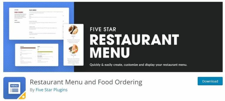 9+ Free WordPress Restaurant Menu Plugins in 2025 | PhysCode