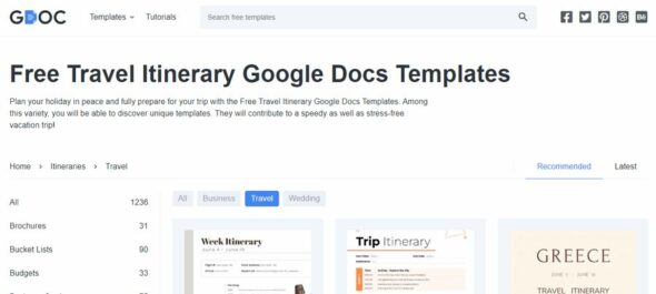 7+ Best Travel Itinerary Template Platforms 2025 | PhysCode