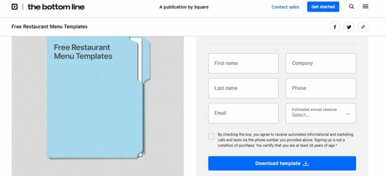 8+ Best Free Menu Restaurant Template Platforms for 2025